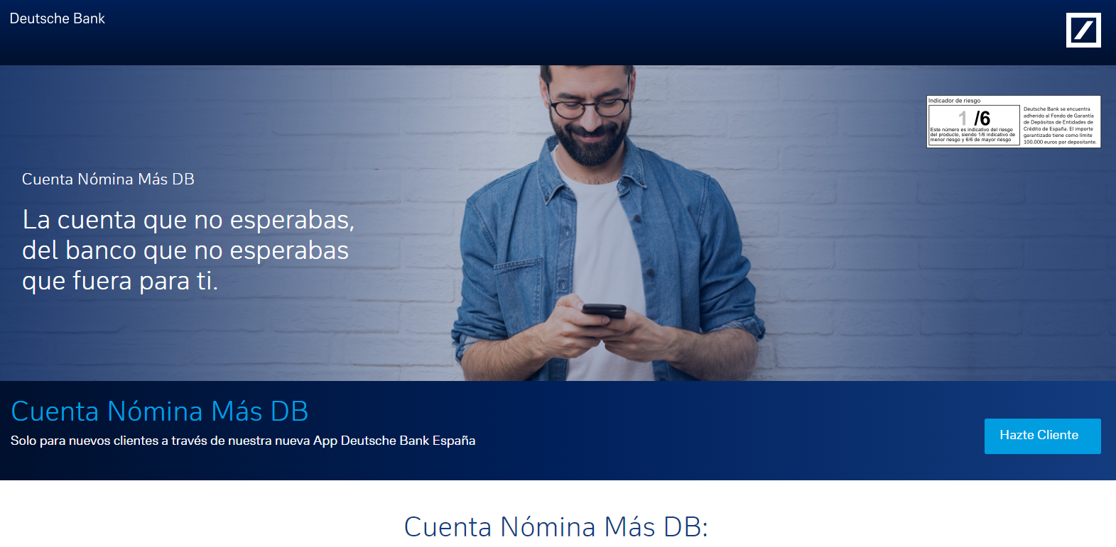 Cómo abrir una cuenta nómina Deutsche Bank - Dinero Español